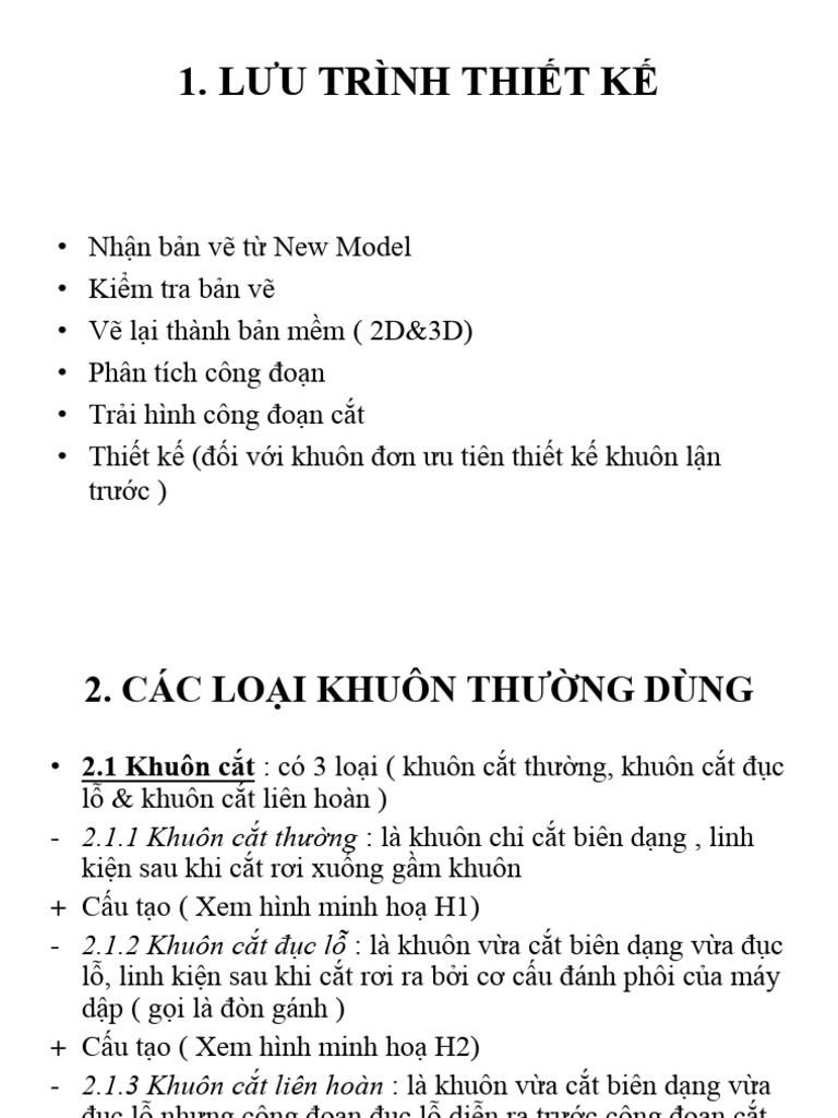 Huong Dan Thiet Ke Khuon Dot Dap PDF Free | PDF