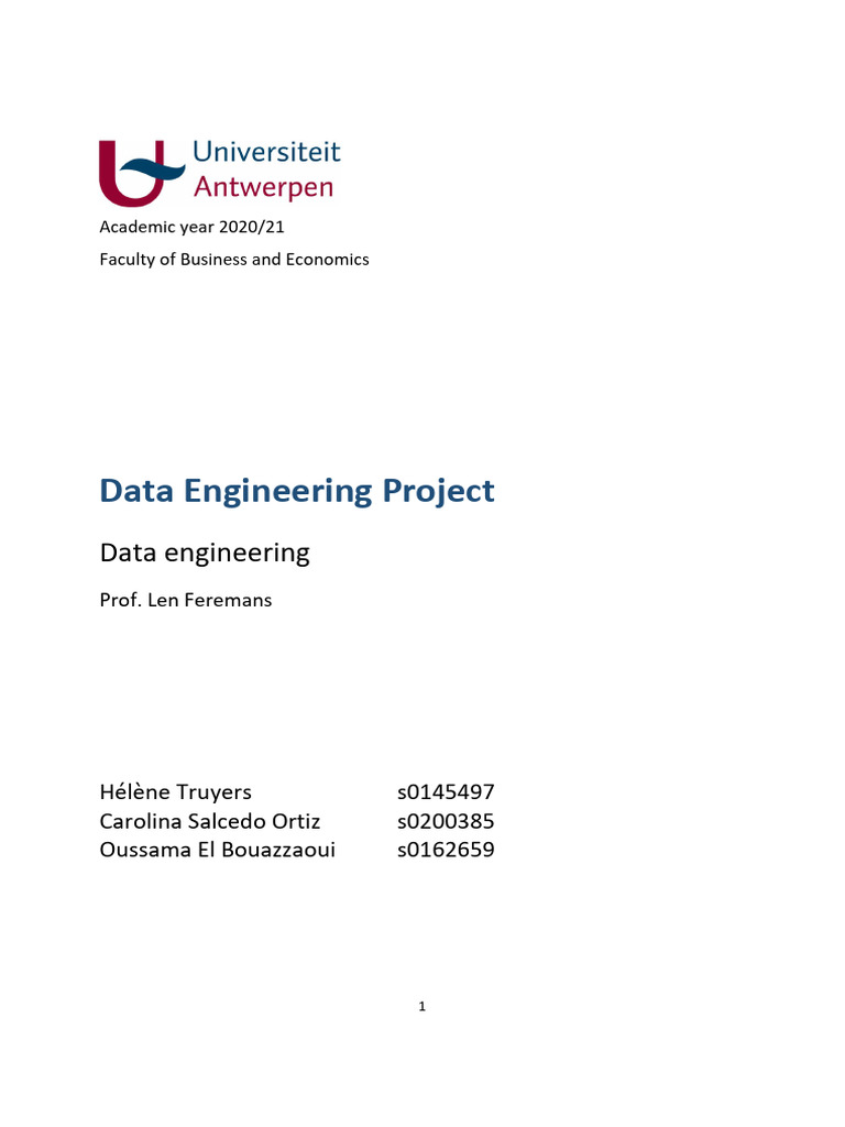 Data Engineering Einde Pdf Receiver Operating Characteristic