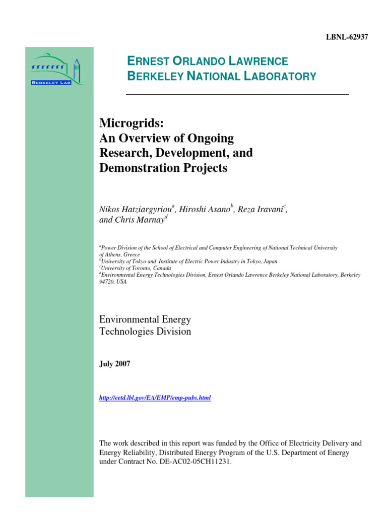 Microgrids | PDF | Distributed Generation | Photovoltaics