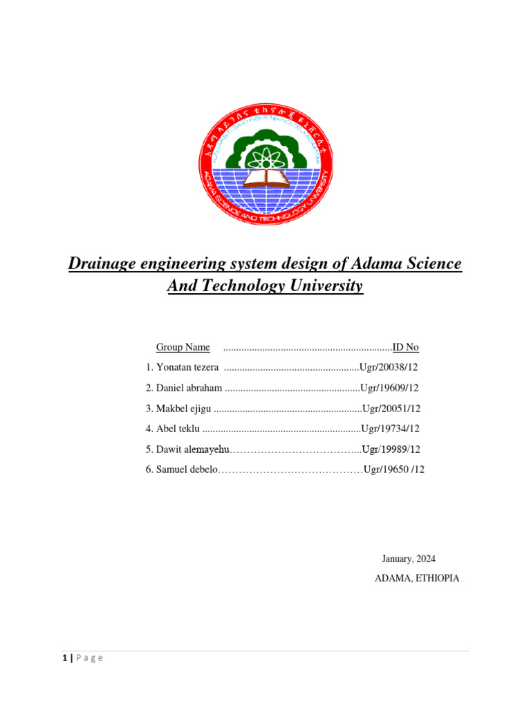 Drainage project | PDF | Drainage Basin | Discharge (Hydrology)