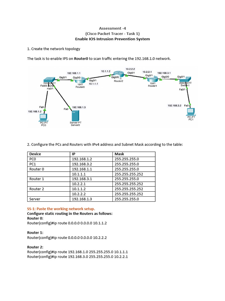 13-F - W Config, VPN Config, IOS IPS Configuration, Hardware F - w-14-03-2024 | PDF | Router ...