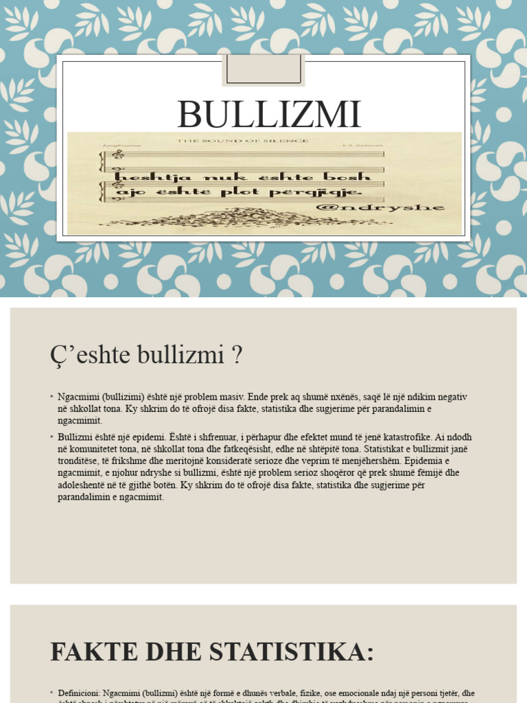 Bullizmi | PDF
