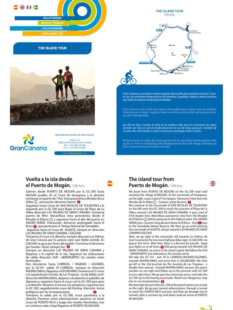 Ruta_1_bicicleta Gran Canaria | PDF