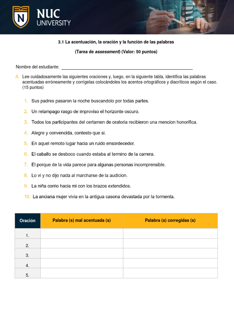 M3 - ANEJO - 3.1 (Version Actualizada, ESPA 1010) | PDF | Palabra ...