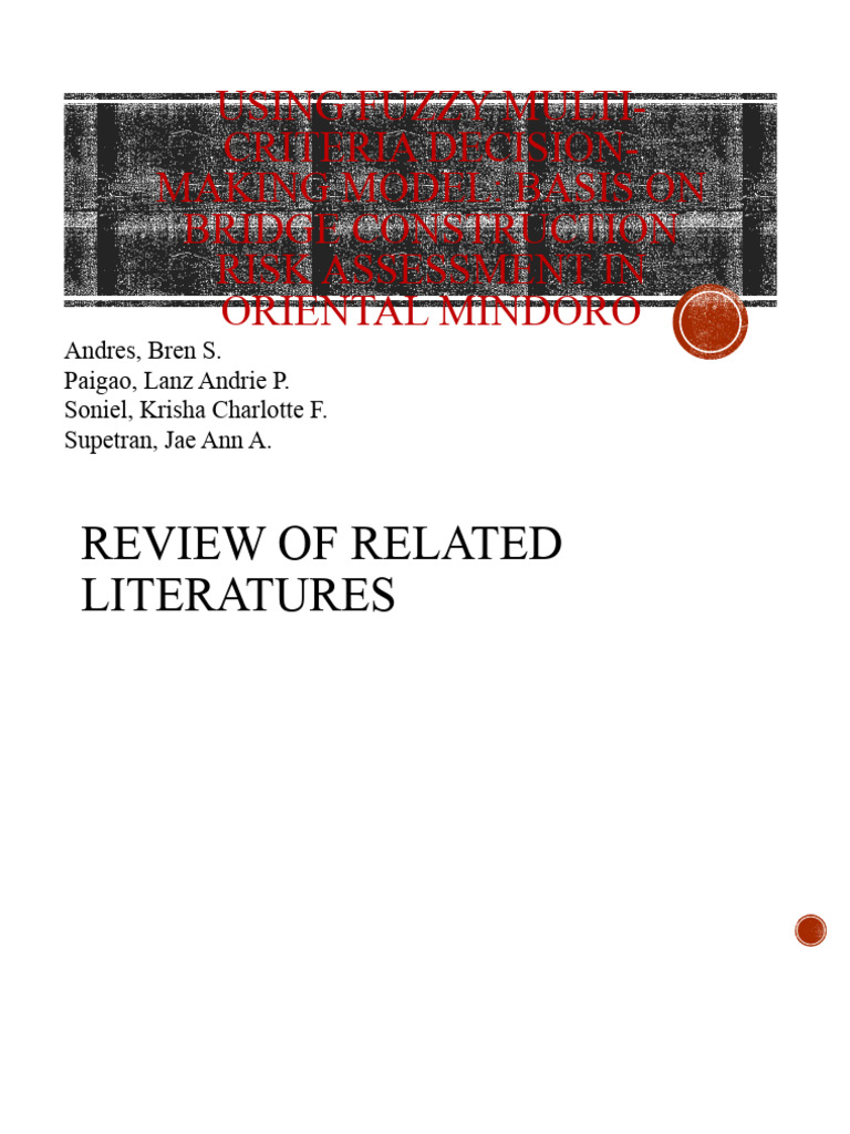 Using Fuzzy Multi Criteria Decision Making Model Pdf Risk Risk Assessment