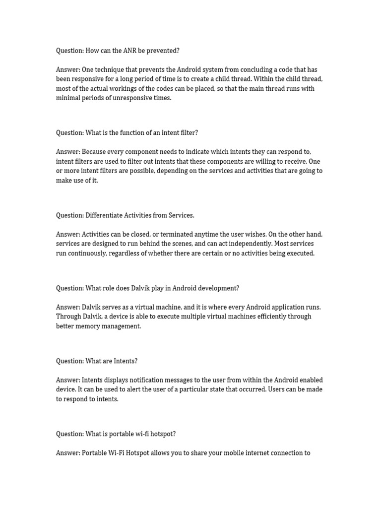 Transplantable Reissued Prosal | PDF | Android (Operating System) | Thread (Computing)