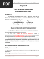 BA I - Chapitre 1 - Calcul de Sections en Béton Armé Soumises À La Flexion Simple | PDF | Béton ...