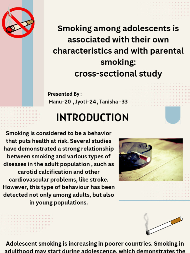 Beige Pastel Minimalist Thesis Defense Presentation | PDF | Smoking | Tobacco Smoking