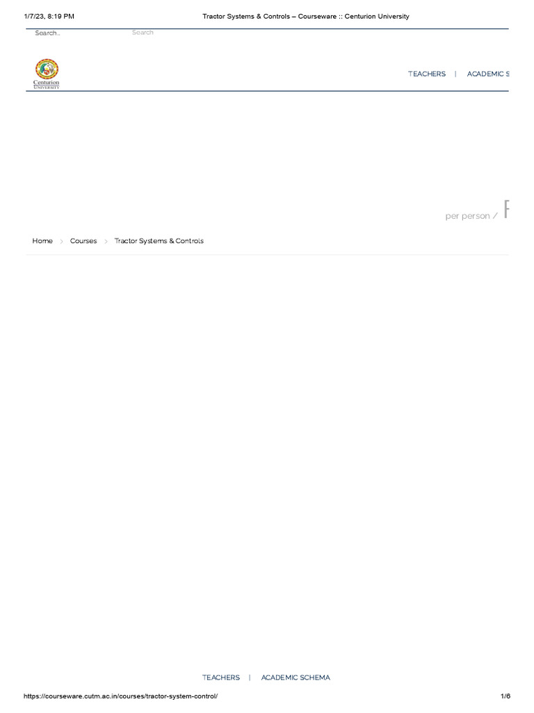 Tractor Systems & Controls | PDF | Tractor | Steering