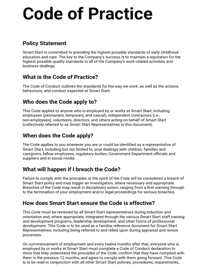 Code of Practice | PDF | Harassment | Bullying