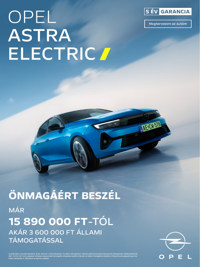 Opel Astra Electric Poster By Ma Chan Displate 53 Off