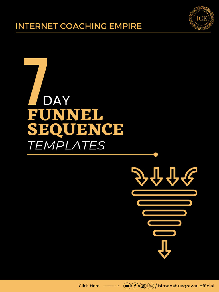 7 Day FUNNEL Sequence | Download Free PDF | Advertising | Human Communication