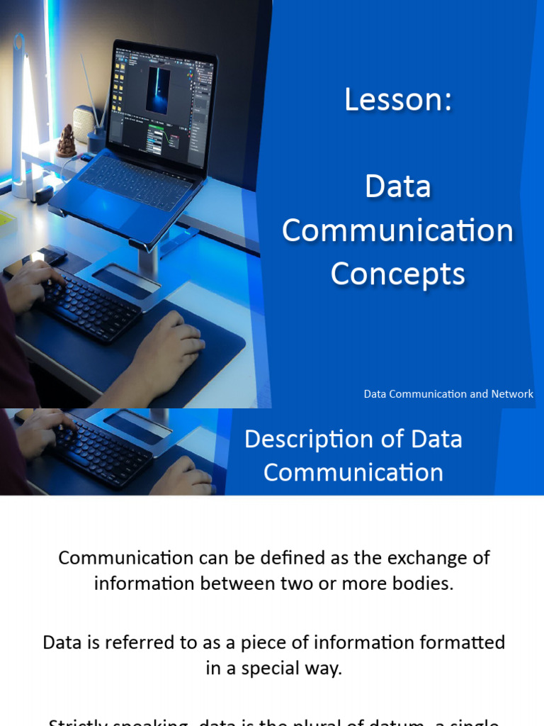 Data Communication Concept | PDF | Telecommunications | Communications System