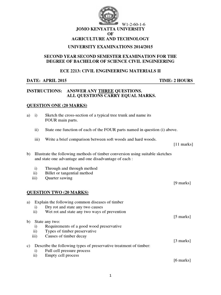 ECE 2213 Civil Engineering Materials II | PDF | Plastic | Steel