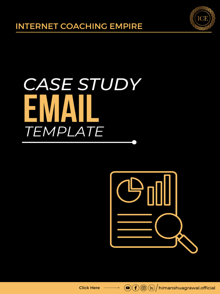 Case Study Email Template for Success | PDF | Career & Growth | Business