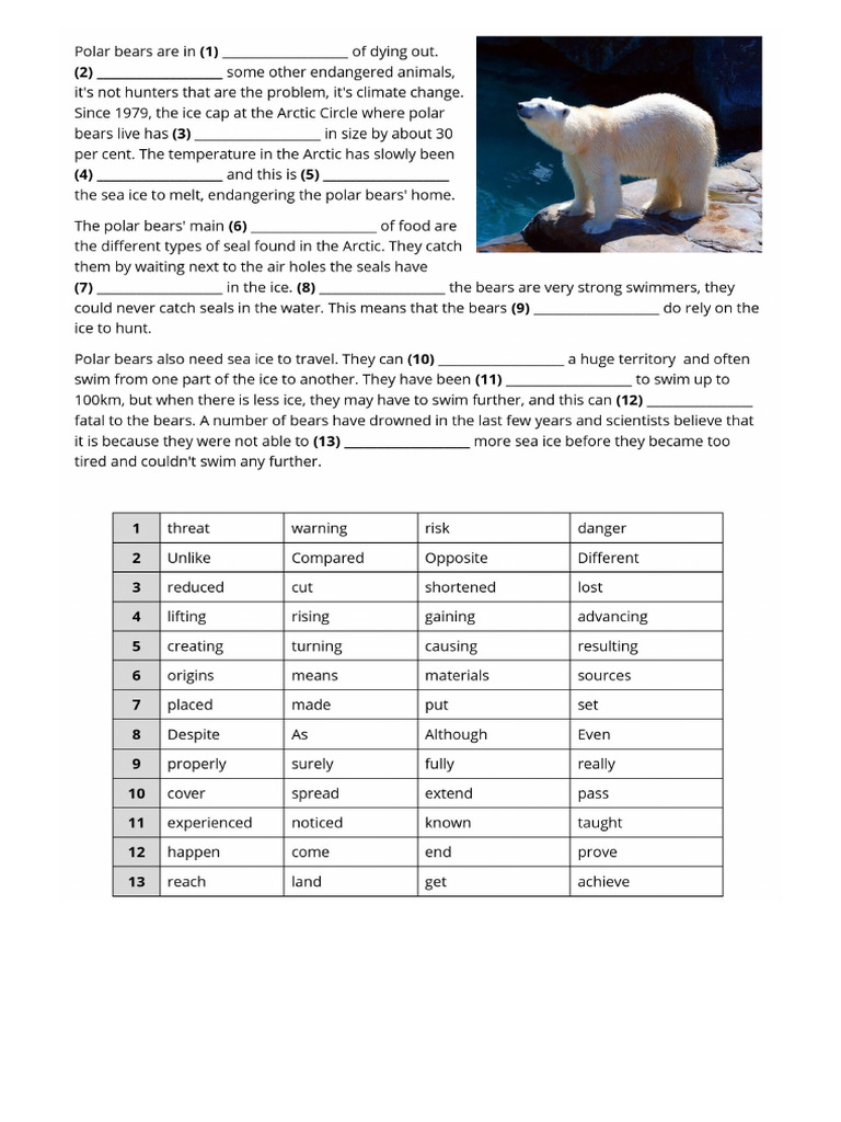 Lexical Multiple Choice-3 | PDF