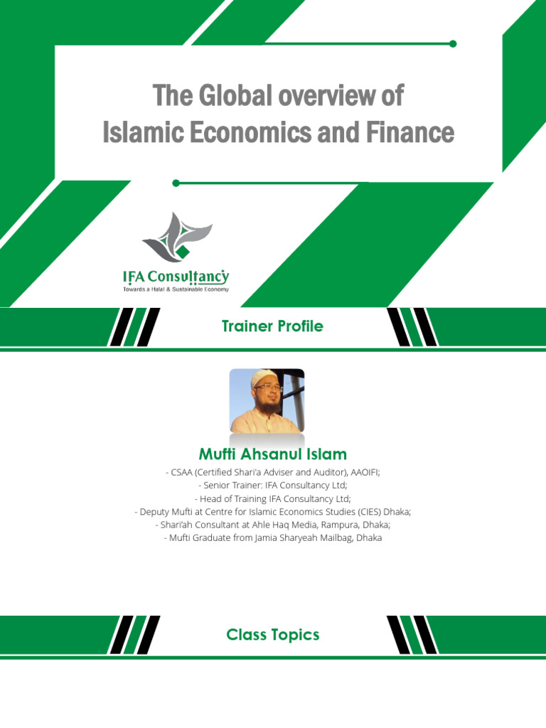 Global Overview of Islamic Finance for IEPP Course | PDF | Islamic Banking And Finance | Gulf ...