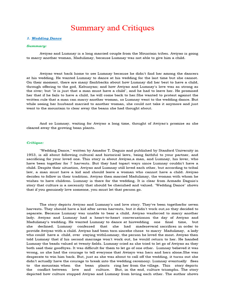 Summary and Critiques - Ace | PDF | Social Psychology