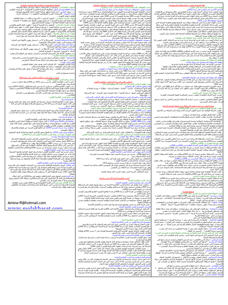 Résumé Tarikh | PDF