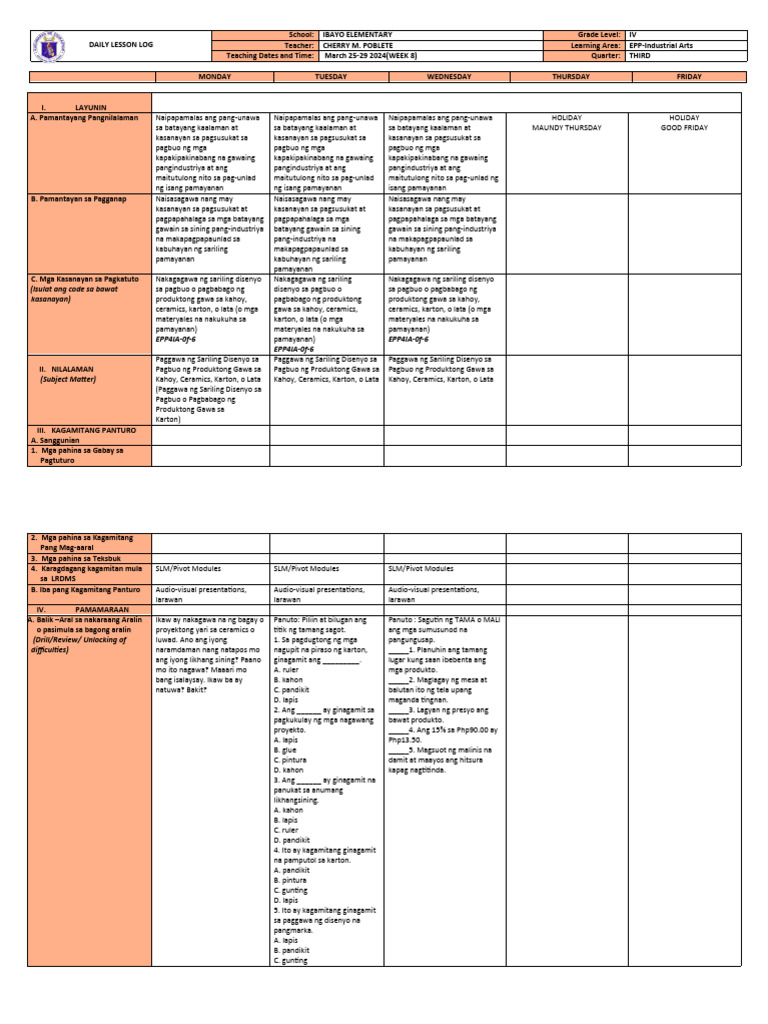 DLL Epp4 Ia W8 | PDF