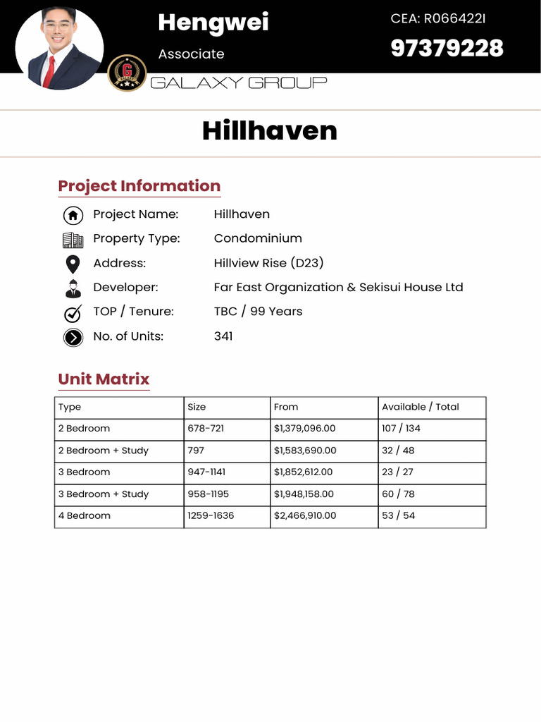 2 and 3 Bedder New Launch Units (Will) | PDF | Home & Garden