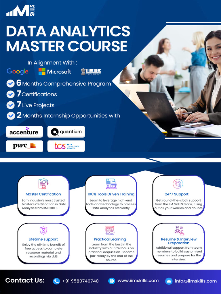 Data Analytics Master Course Brochure | PDF | Performance Indicator ...