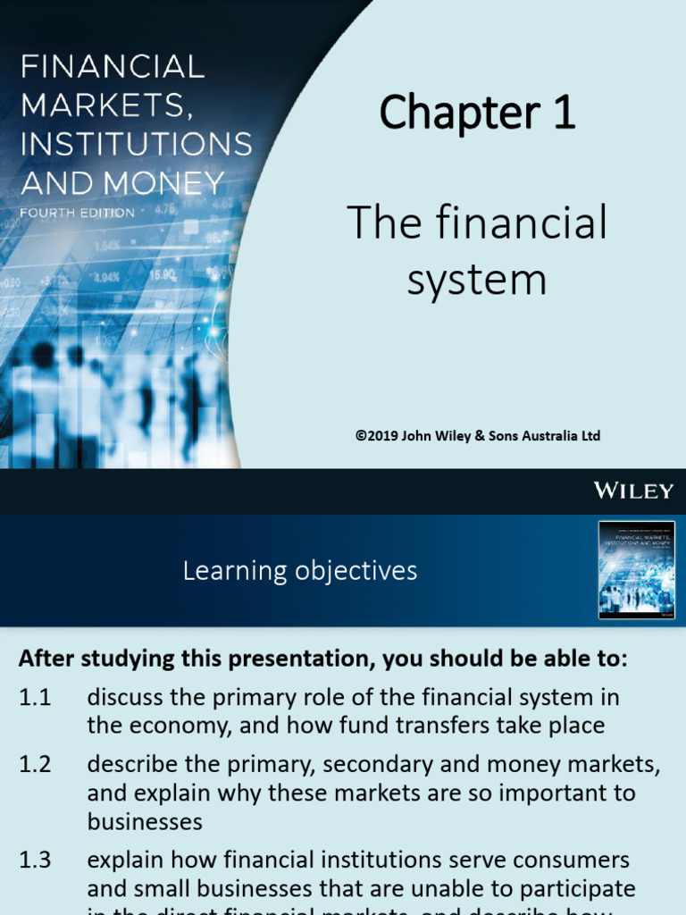 The Financial System | PDF | Financial Markets | Securities (Finance)