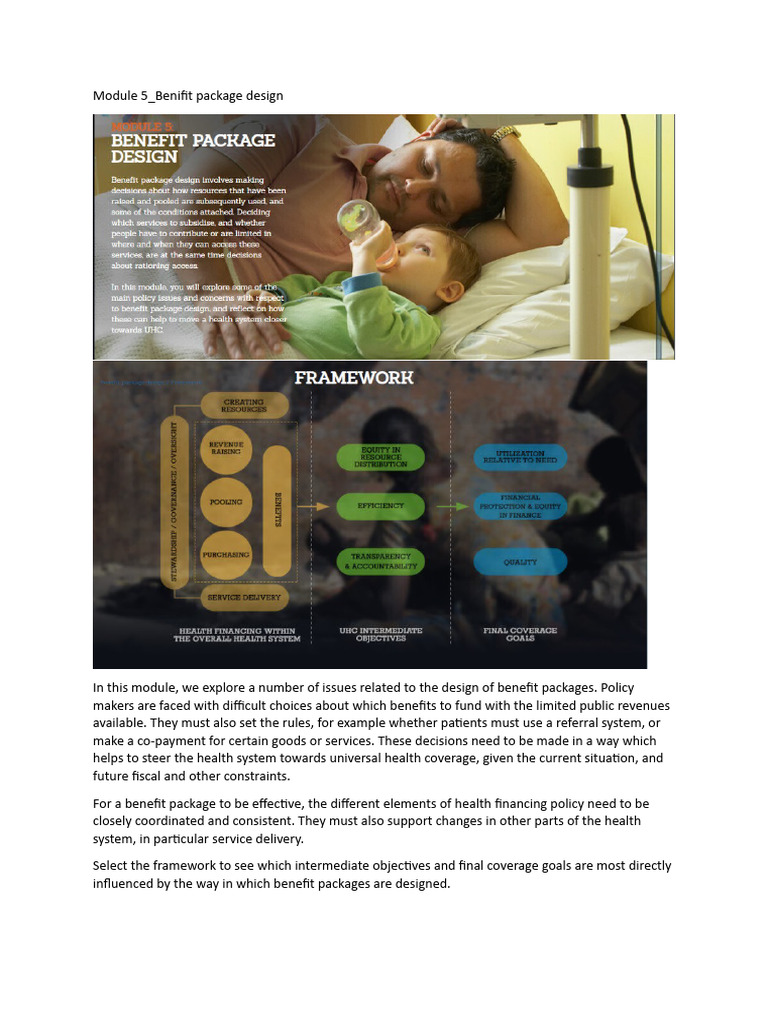 Designing Effective Health Benefit Packages | PDF | Universal Health ...