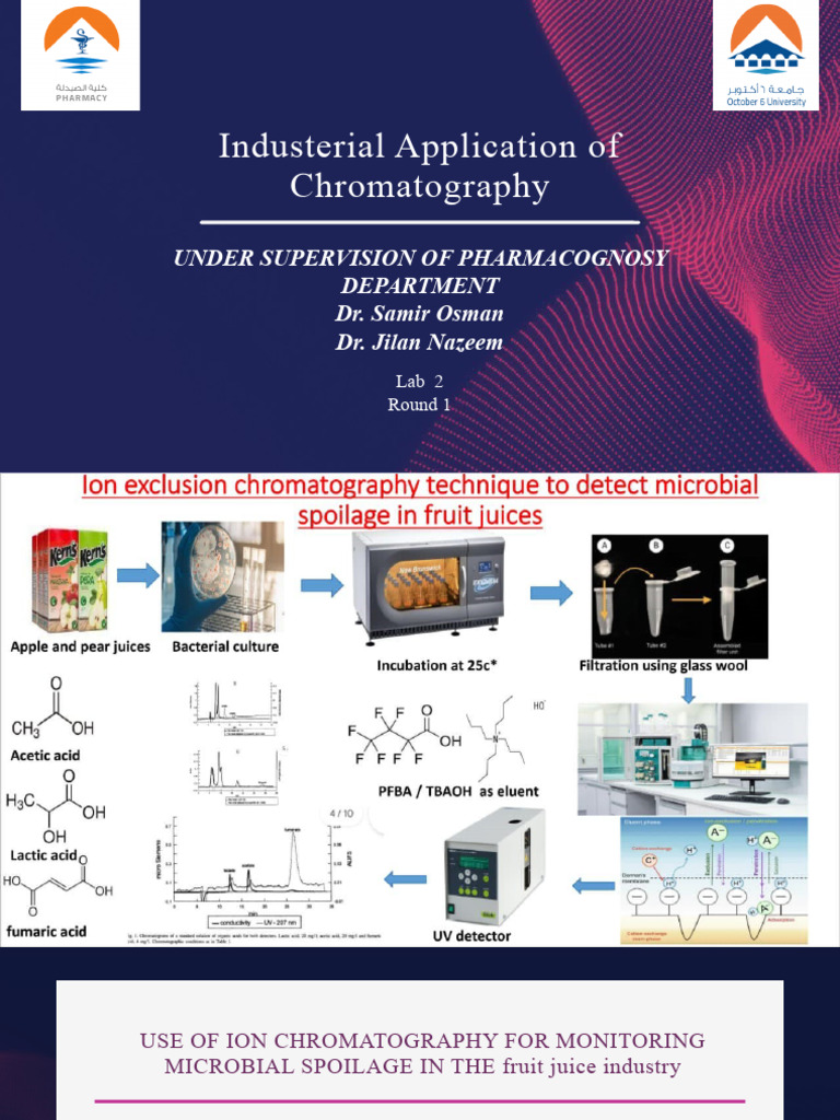 Industrial Chromatography | PDF | Lactic Acid | Chromatography