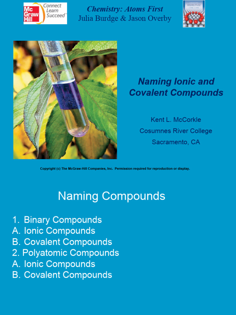 Naming Compounds Update | PDF | Ion | Chemical Compounds