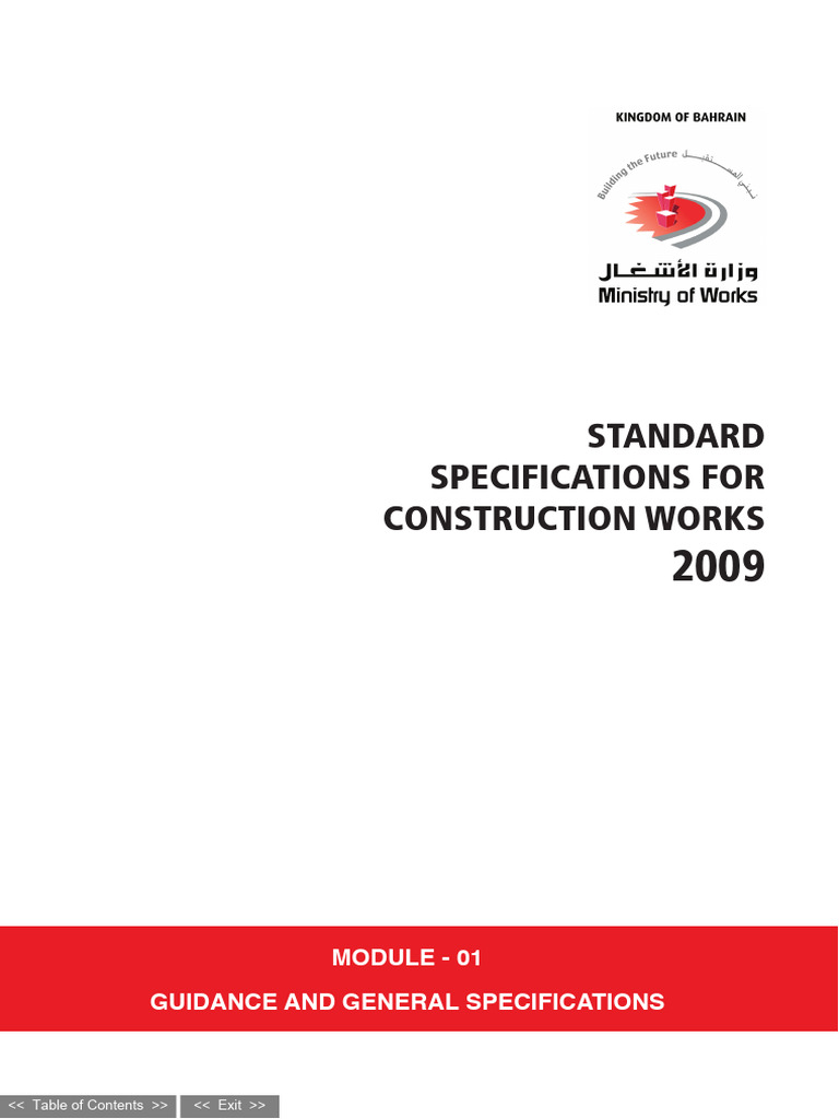 MODULE 01 Guidelines & Gen. Spec. | PDF