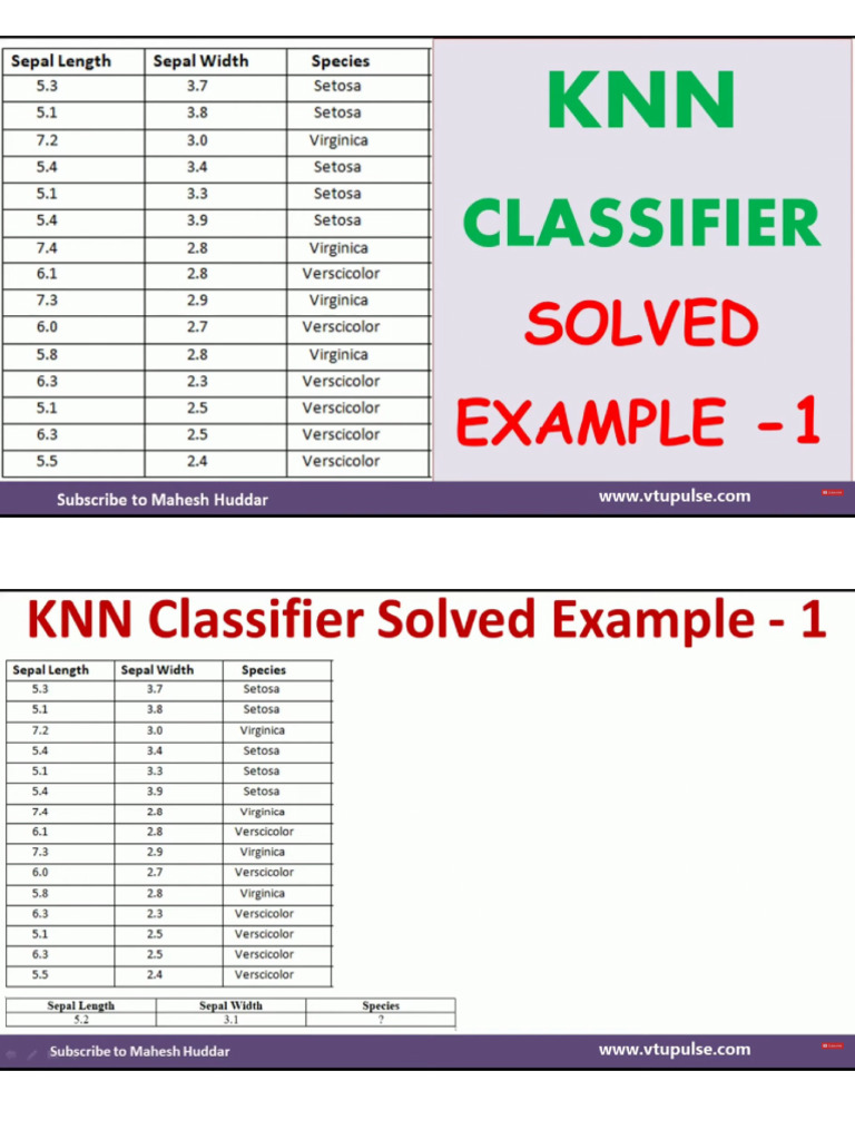 KNN Numerical | PDF