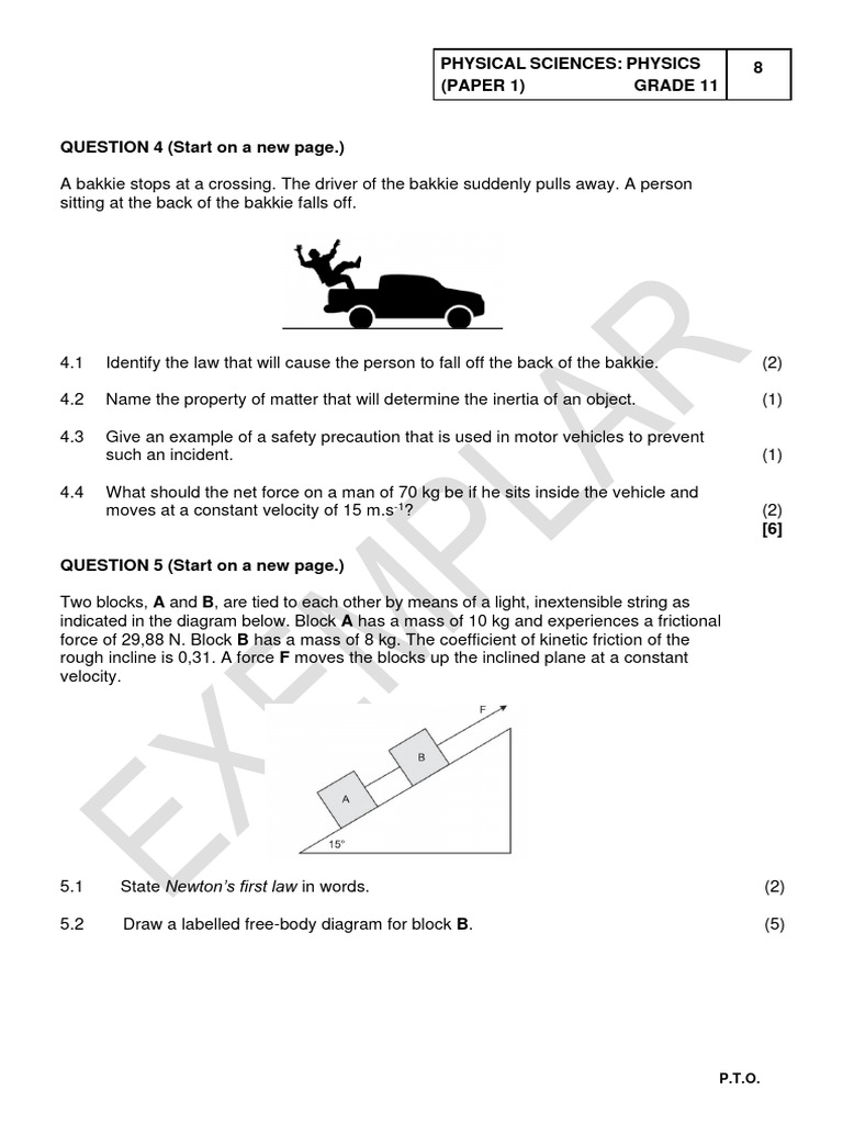Grade 11 Phy 28 March | PDF | Force | Friction