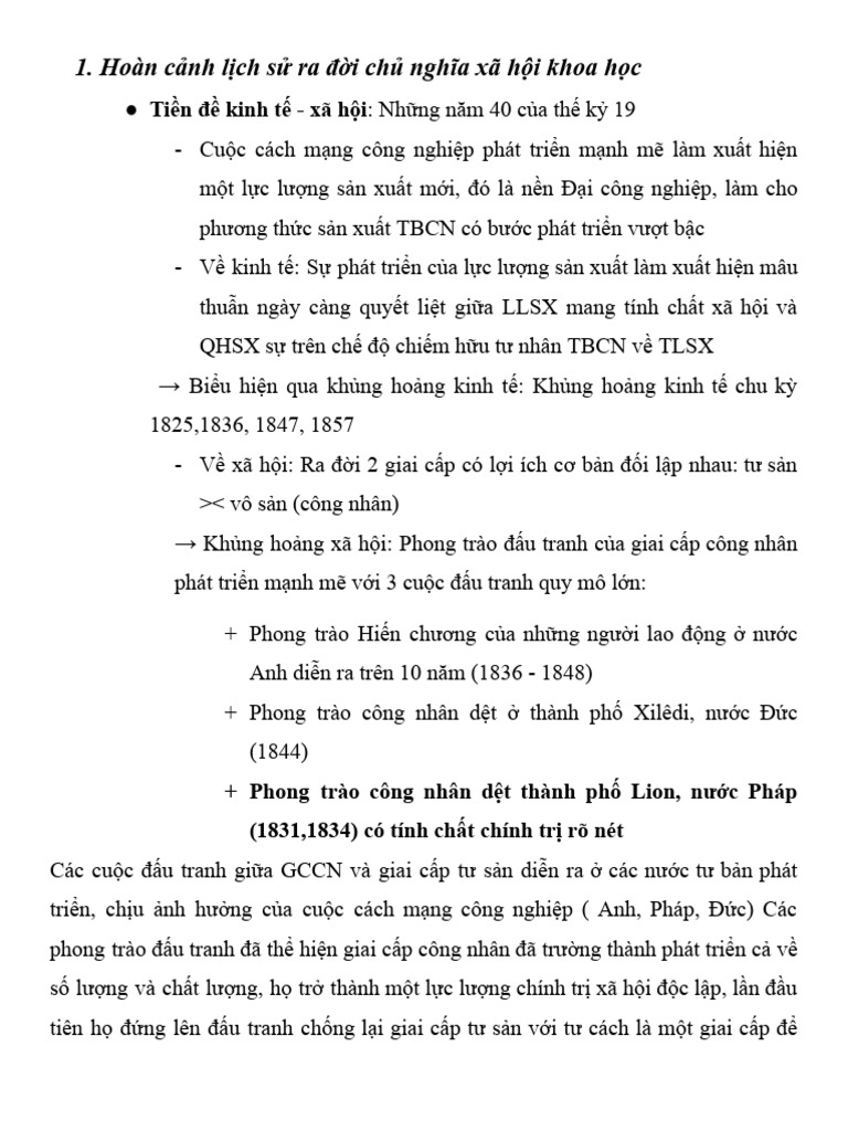 Bản sao của CNXH | PDF