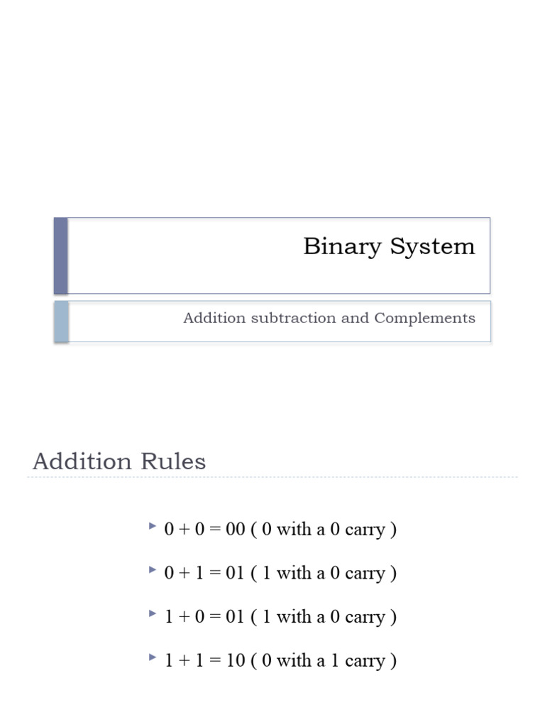 DLD Lec 3 Complements (1) | PDF | Subtraction | Encodings