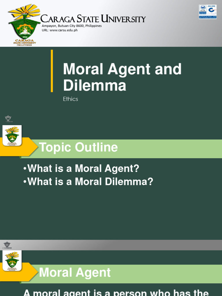 Understanding Moral Agents and Dilemmas | PDF