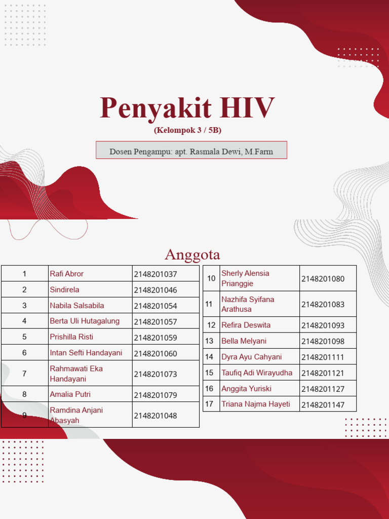Kelompok 3 HIV Perbaikan | PDF | Kesehatan Holistik