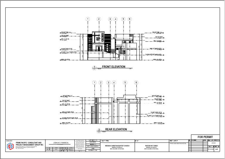 A-5 Front Elevation Church | PDF | Queensland Heritage Register | Culture Of Queensland