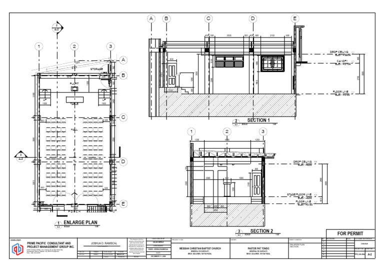 A-2 Enlarge Plan & Section | PDF