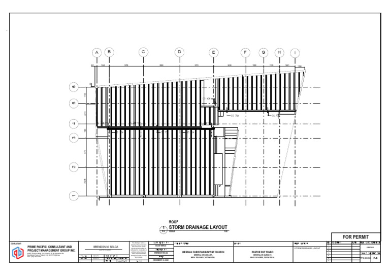 P-6 STORM DRAINAGE LAYOUT | PDF
