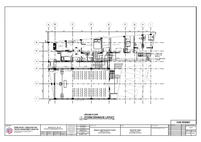 P-5 Storm Drainage Layout | PDF | Room | Home