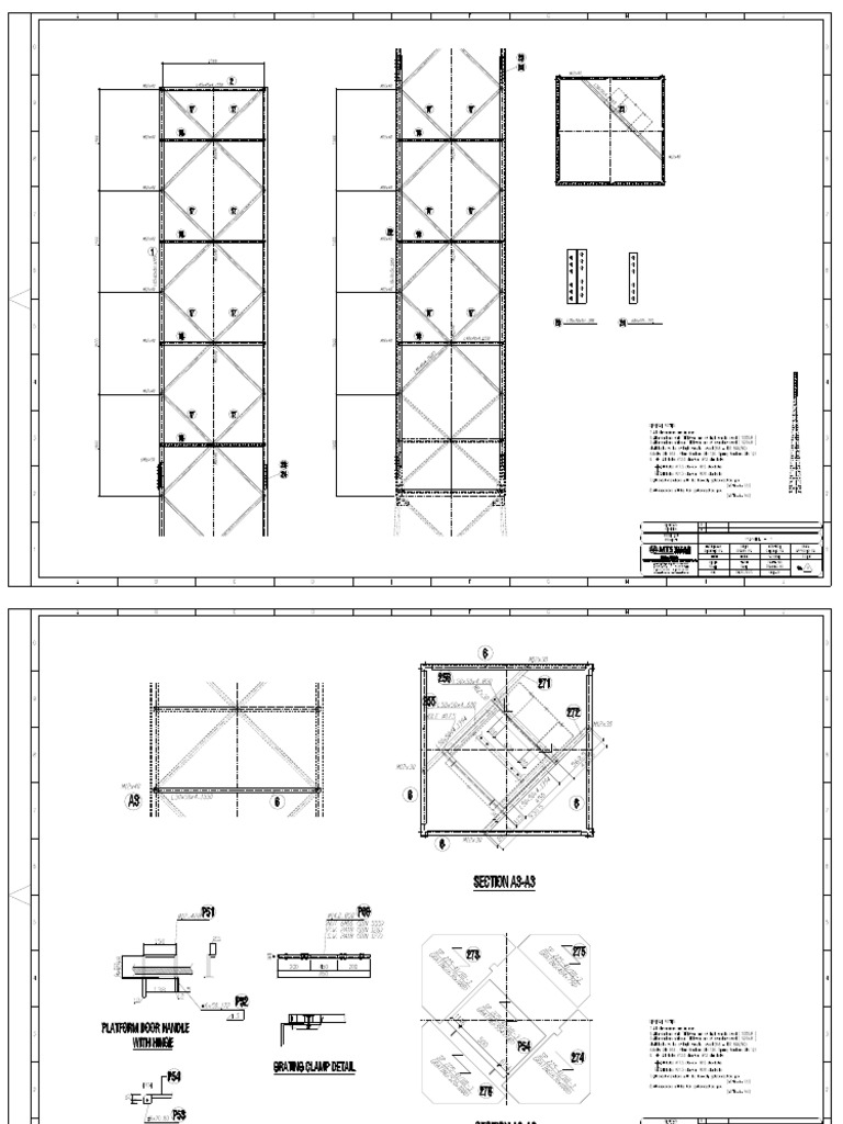30m 160-10m2 Tower Assembly Drawing | PDF