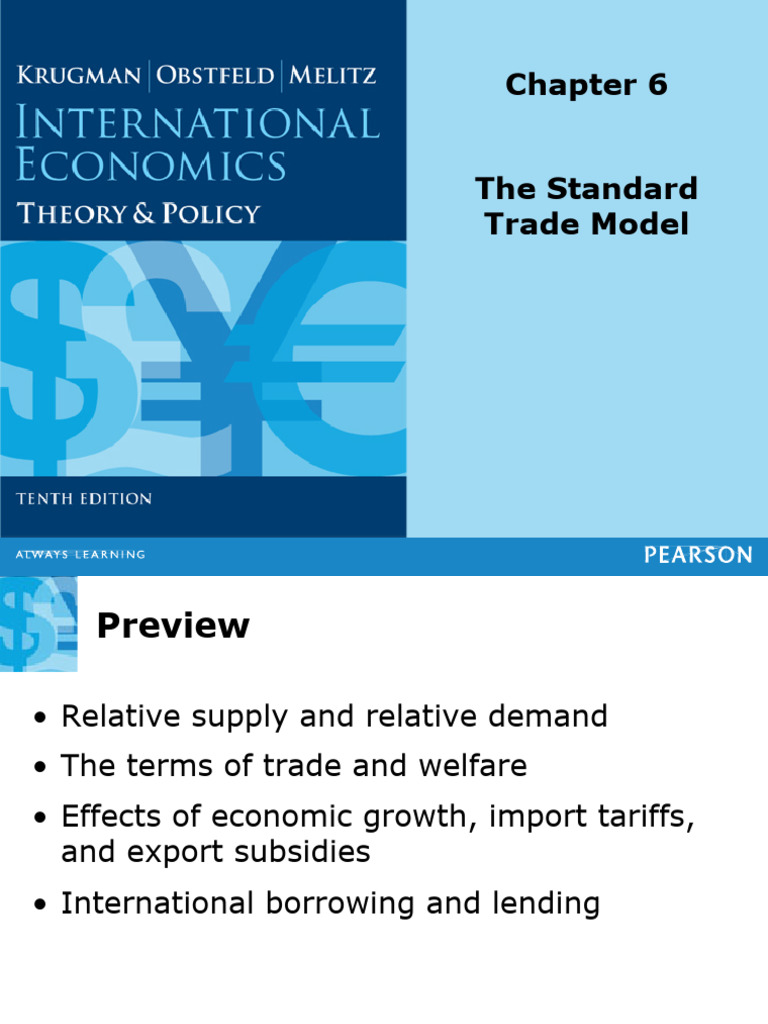 Lecture - Standart Trade Model | Download Free PDF | Subsidy | Tariff