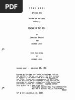 Star Wars Revenge of the Sith Script at IMSDb | PDF | Obi Wan Kenobi ...