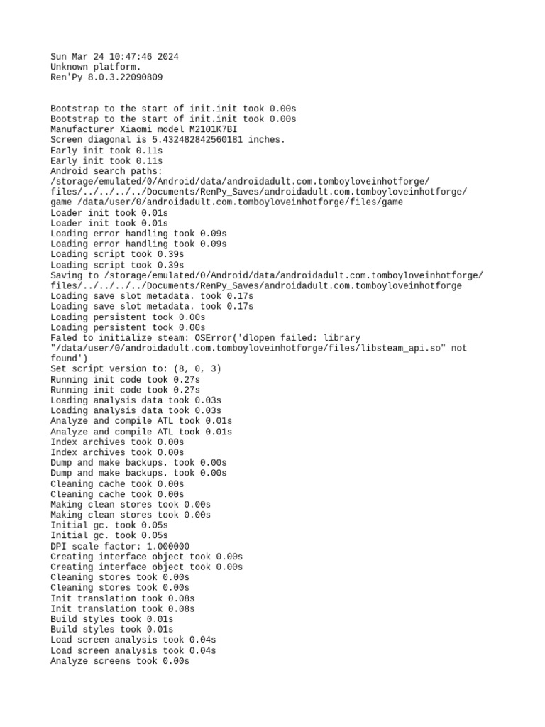 Log | PDF | Booting | Metadata