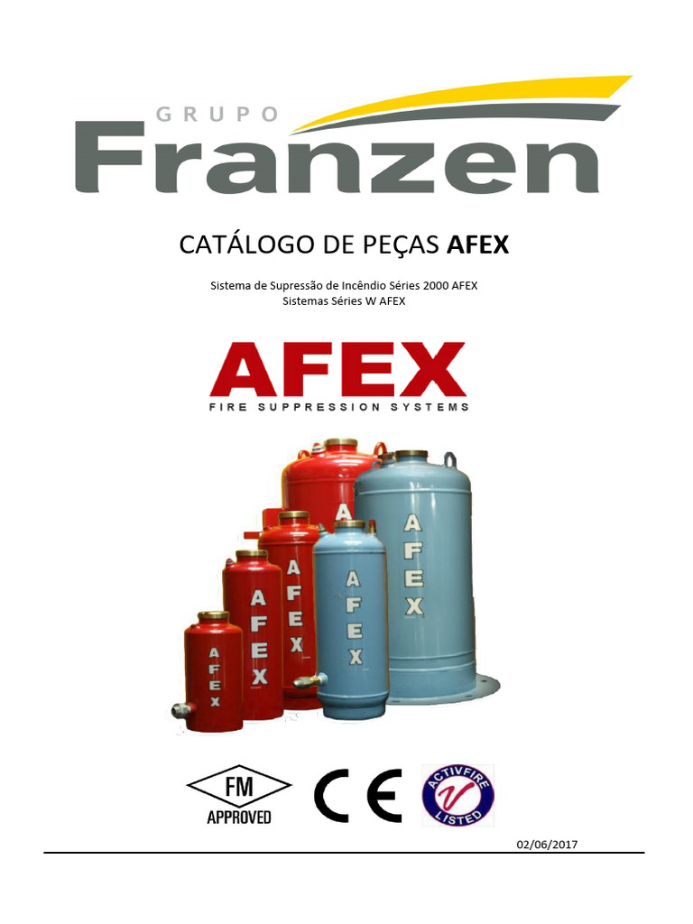 Catálogo de Peças do Sistema AFEX | PDF