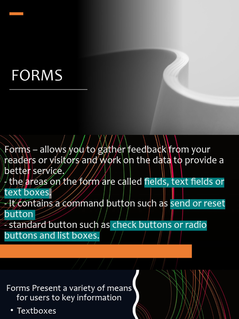 Forms in HTML 1 | PDF | Computing | Software
