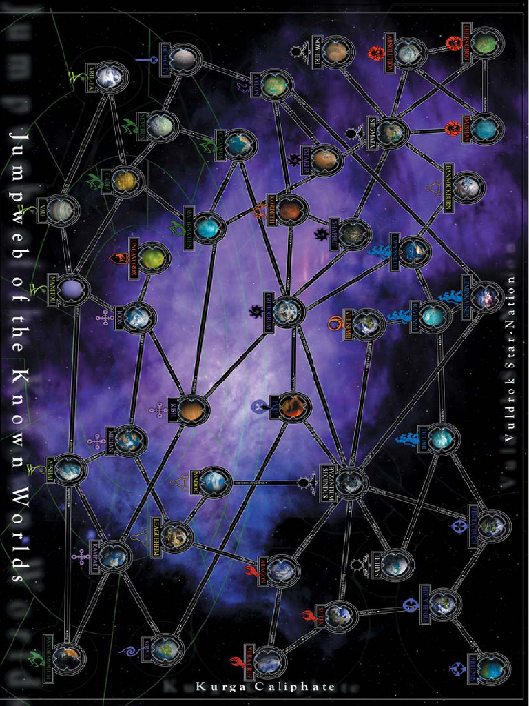 Fading Suns - Jumpweb Map | PDF