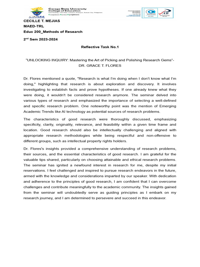 Mastering Research Problem Selection | PDF | Self-Improvement | Science & Mathematics