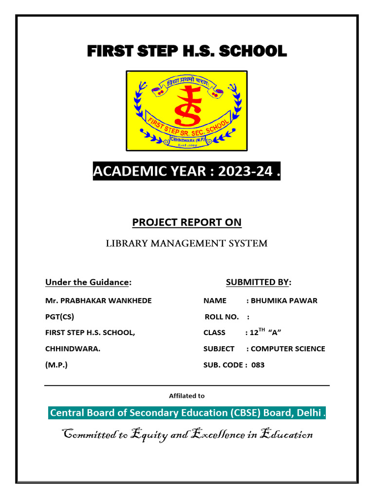 Cs Project Bhumika | PDF | My Sql | Python (Programming Language)